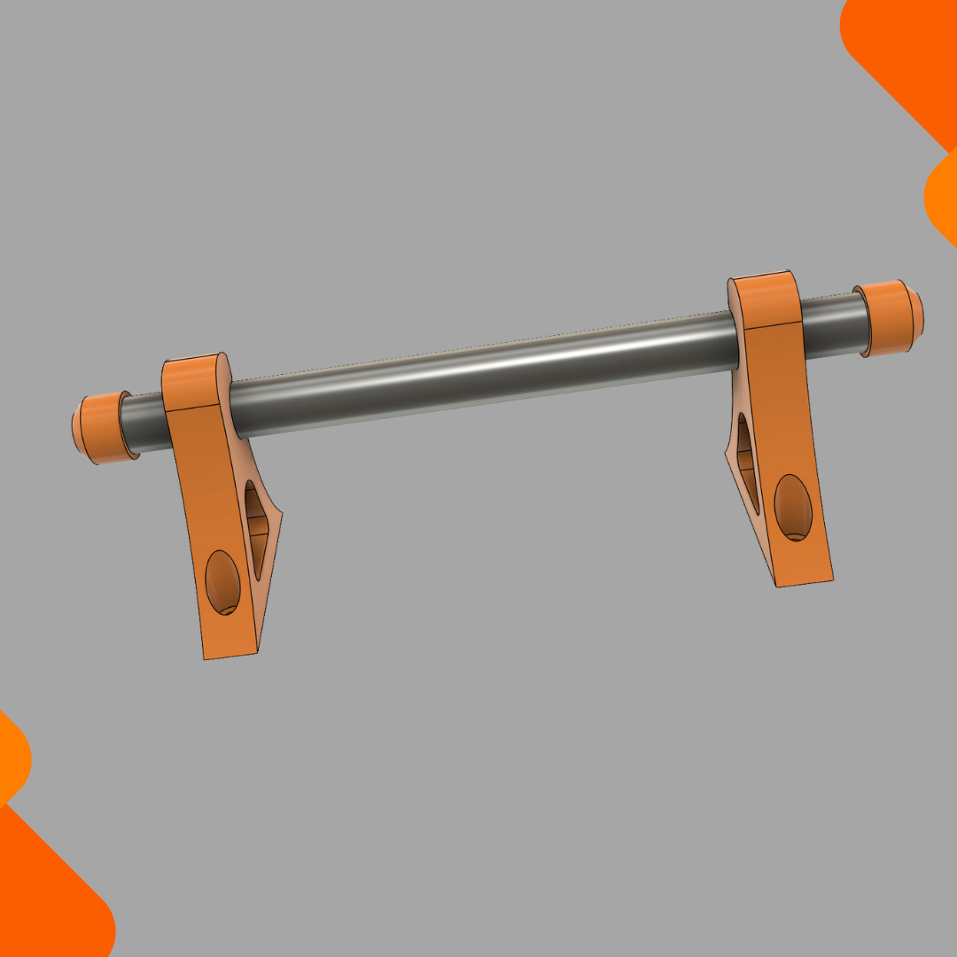 Base para Cortina 1 Haste+Tampa – STL 3D Super Tech